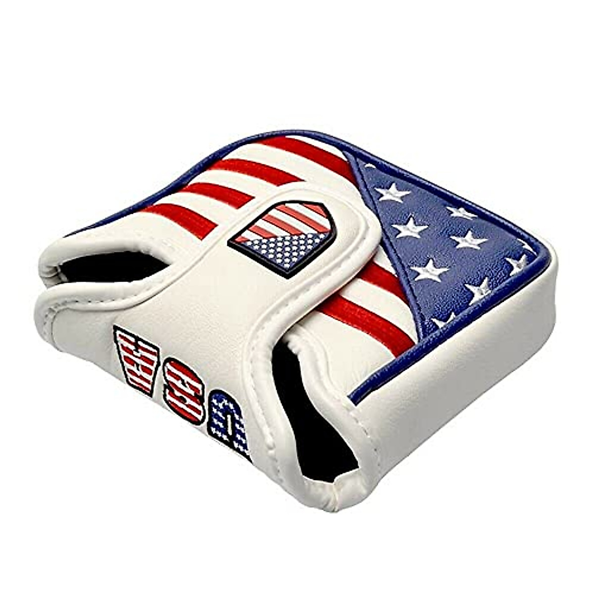 DMYIZZ Square Mallet Putter Cover Golf Headcover for Taylormade Spider Tour Magnet US (ONE Size, USA)