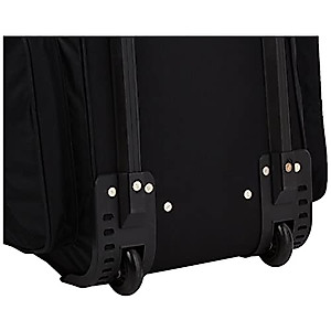 Fila 26" Lightweight Rolling Duffel Bag, Black, One Size