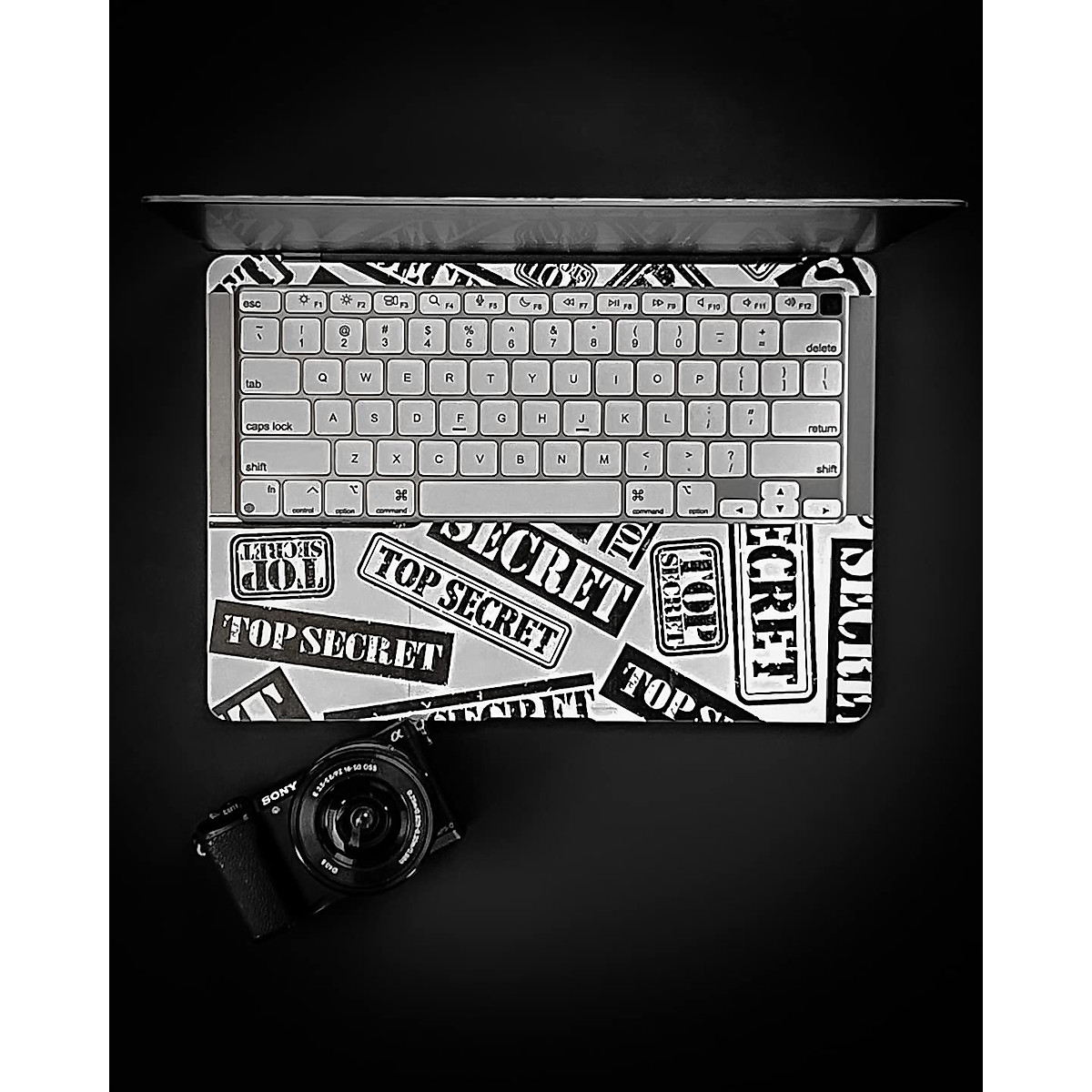 Nekoty Textured Laptop Skins compatible with MacBooks Pro 16" 14" 13" Air 13" 2019-2022 - Top Secret