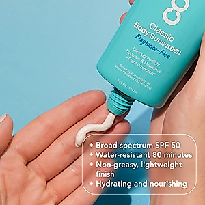 COOLA Organic Sunscreen SPF 50 Sunblock Body Lotion, Dermatologist Tested Skin Care for Daily Protection, Vegan and Gluten Free, Fragrance Free, 5 Fl Oz
