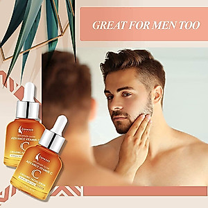 Zone - 365 Vitamin C Topical Face Serum with Hyaluronic Acid, Vitamin E, and Retinol to Remove Dark Spot - 1fl oz