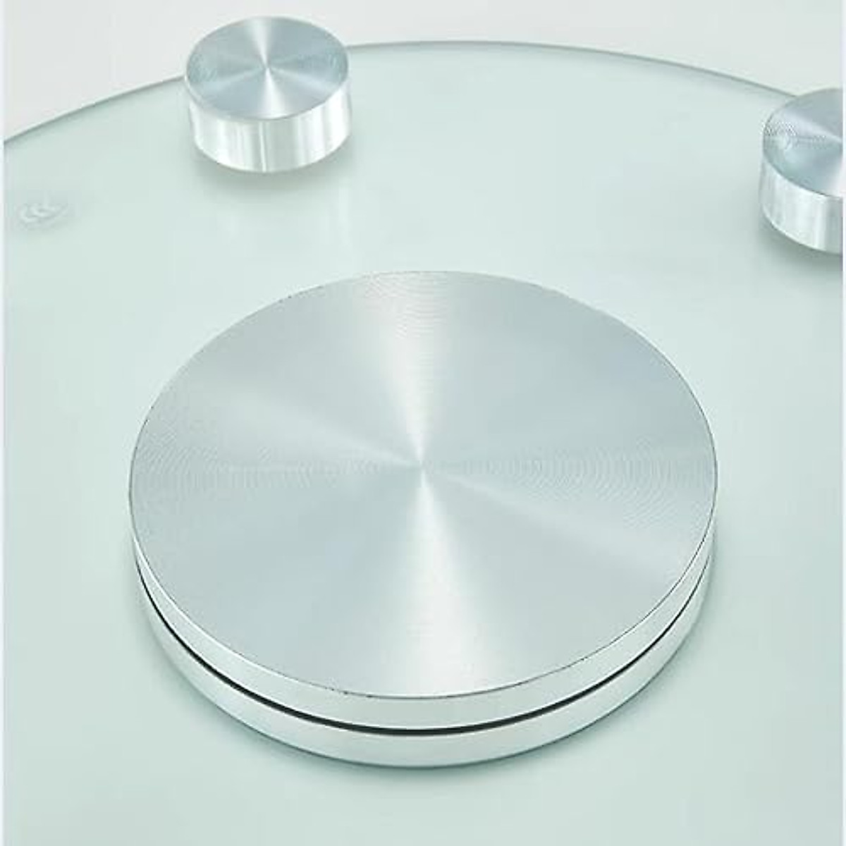 DOUKI Glass Lazy Susan Turntable For Dining Table 24in Tabletop Rotating Serving Swivel Large Serving Plate Lazy Susan Organizer For Table (Size : 36inch(90cm))