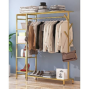 XI FA Clothing Display Rack Stand - Vintage Coat Stand- Clothes Hat Rack Shelf Shoe Clothes Hangers can Keep Your Clothes and Articles Tidy and Easy to take Marble Iron Coat Rack Home Umbrella Stand