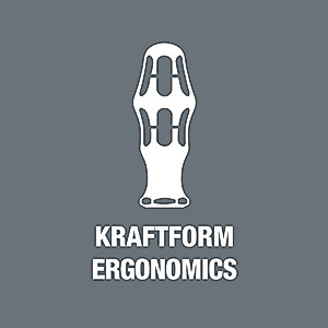 Wera - 5023105001 Kraftform Plus 354 Hex-Plus 2mm Hexagon Professional Screwdriver, 3" Shaft Length