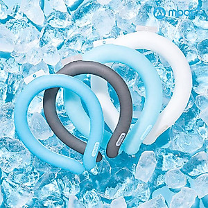 mpac+ Neck Cooler Icering | Cooling Neck Wraps, Neck Cooling Tube - Personal Air Conditioner with Gel Ice Pack for Outdoor Activities, Hot Weather Relief, Summer, Freeze Below 64°F (Basic, Blue)