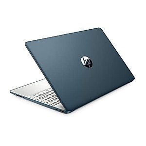 HP 2022 15.6" FHD Laptop Computer, AMD Ryzen 5-5500U Processor(Beats Intel i7-1065G7), 8GB RAM, 256GB PCIe SSD, AMD Radeon Graphics, HD Webcam, Bluetooth, Wi-fi, Win 11, Blue, 32GB USB Card