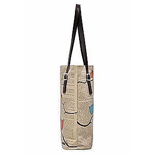 DOGO Personalize Your Life - Printed Double Strap Shoulder Bag - Handmade, Environmentally Friendly, Vegan - Women's Fashion