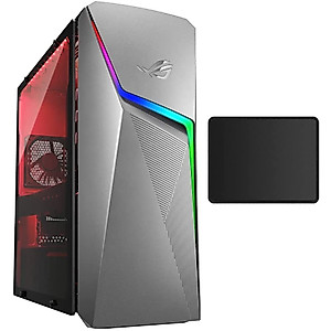 ASUS Newest ROG Strix GL10 Premium Gaming Desktop | AMD Ryzen 5 3600X | 16GB RAM | 512GB SSD+2TB HDD | NVIDIA GeForce GTX 1660TI | Gray | Windows 10 | with Mouse Pad Bundle