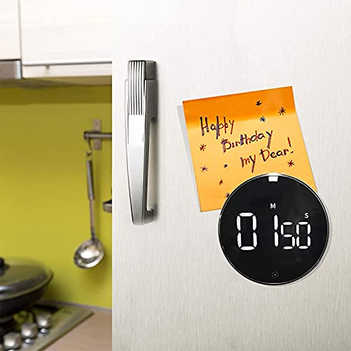 Classroom Timers for Teachers, Large Magnetic LED Countdown Kids Timer with Constant Light Function for classrooms, Quiet for Children and Teachers