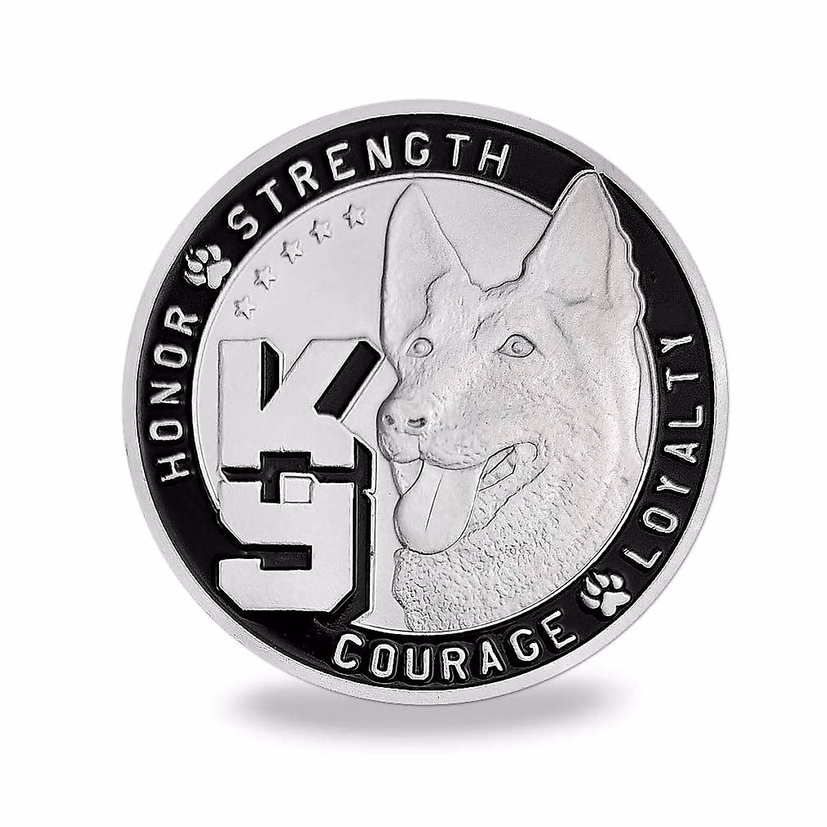 Police Dog K9 Challenge Coin Police Officer Canine Prayer Coins Gift