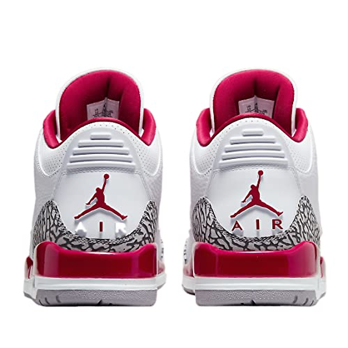 Nike Jordan Mens Air Jordan 3 CT8532 126 Cardinal, White/Light Curry-cardinal Red, Size 10.5