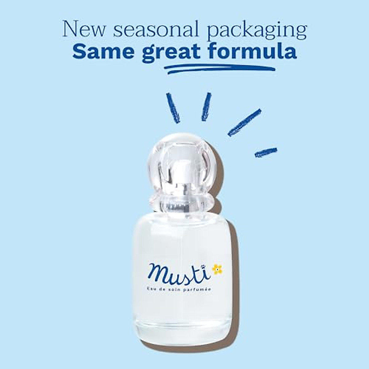 Mustela Musti - Baby Plant-Based Perfume & Cologne Spray - Delicate Fragrance for Boys & Girls - with Chamomile & Honey Extracts - Alcohol Free - 1.69 fl. oz.