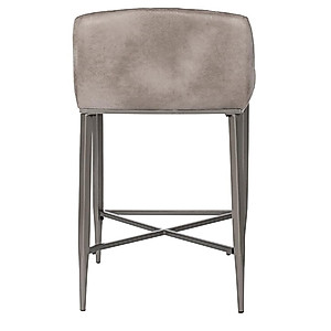 Hillsdale Furniture Phoenix Counter Height Stool (Set of 2), Gray