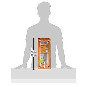 Fiskars SureCut Portable Paper Trimmer, 12 Inch Cut , Orange - 154450-1009