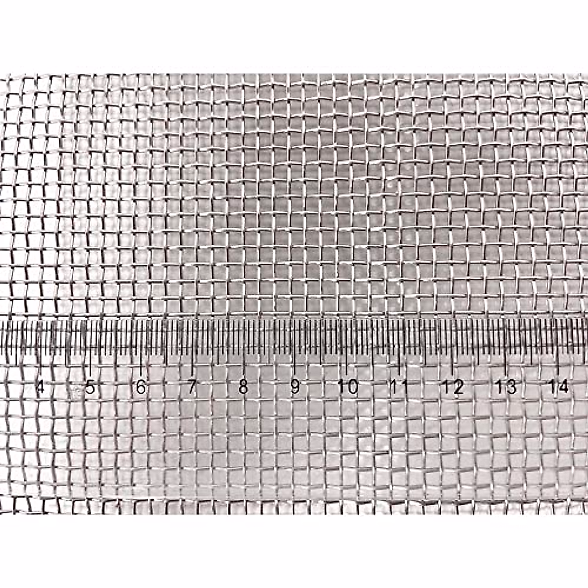 304 Stainless Steel Woven Wire 8 Mesh - 12"X24" (30cmX60cm) Garden Fence BBQ Wire Mesh Window Screen Mesh 2 Pcs