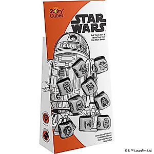 Rory's Story Cubes Star Wars Edition (Eco-Blister) - Craft Your Own Galactic Adventures! Creative Storytelling Game for Kids & Adults, Ages 6+, 1+ Players, 10 Minute Playtime, Made by Zygomatic