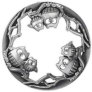 Candle Toppers Jar Candle Accessories - Shades Sleeves for Jar Candles FRSHALOUIS(Owl)