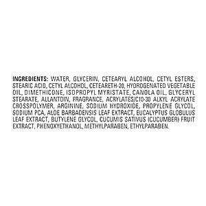 Jergens Soothing Aloe Body Lotion, Aloe Vera Body and Hand Moisturizer, Illuminating Hydralucence Blend, with Cucumber Extract, Dermatologist Tested, 21 Oz