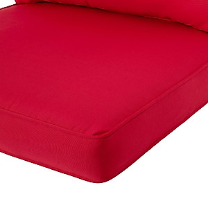 ARTPLAN Indoor/Outdoor All Weather Chair Cushions Set Deep Seat Back Pillows Outdoor Cushions for Patio Furniture