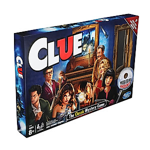 Hasbro Gaming Clue Game, Mystery Board Game, 2-6 Players, 8+ Years (Amazon Exclusive)