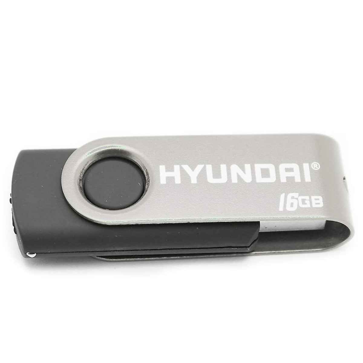 Hyundai 16GB USB 2.0 Flash Drive - Max. Read Transfer Rate 10MB/S and Max. Write Transfer Rate 3MB/S [Silver] Components U2B/16GS