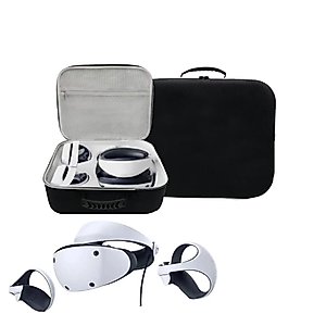 Hard Carrying Case for PS5 VR2 Portable Multifunctional EVA Hard Case Storage Bag for PSVR2 Glasses Storage Protection Hard Case