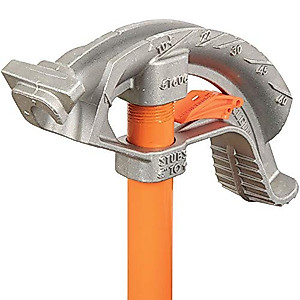 Klein Tools 51606 Aluminum Conduit Bender Full Assembly, 1/2-Inch EMT, Wide Food Pedal, Benchmark Symbols and Angle Setter