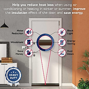 Heavy Duty Weight Aluminum with Long Vinyl Door Sweep (4 FT, Brown)