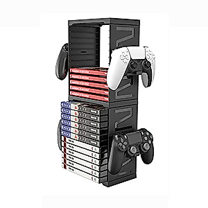 Game Disk Rack/Headset Hanger and Controller Organizer Stand Universal Multifunctional Storage Bracket
