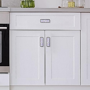 4 Pack 3.6In Double Holes Pulls Handles, Cartoon Unicorn Full Print Decorative Kitchen Cabinet Dresser Drawer Closet Cupboard Door knobs Handles Pulls for Home Bedroom Bathroom