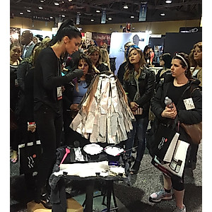 Framar 5x12 Star Struck Silver Embossed Pre Cut Aluminum Foil Sheets, Hair Foils For Highlighting - 500 Foil Sheets