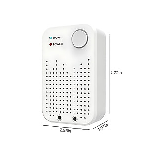 Ionizer Air Purifier,Air Purifier Ion Plug In, Protable and Quiet Plug-in Ionizer with Clear Negative Ion Wind Output, Automatic Release of Anions,Easy to Usefor Home Bathroom Kitchenand Office Use