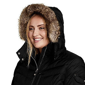 Eddie Bauer Women’s Sun Valley Down Parka (Coat), Black, Medium.