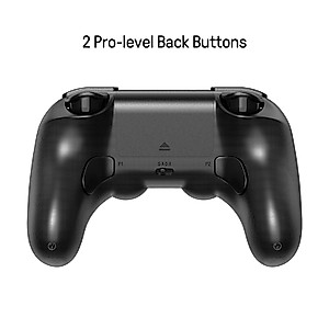 8Bitdo Pro 2 Bluetooth Gamepad for Switch/Switch OLED, PC, macOS, Android, Steam & Raspberry Pi with Storage Case (Gray Edition)