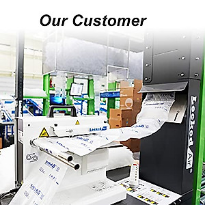 Air Cushion Film, Inflatable Air Bubble Bags Roll 15.8 inchX490feet Small Air Bubbles for Packaging Used with Air Cushion Machine, Shipping Supplies Packaging Materials for Packing Fragile Items