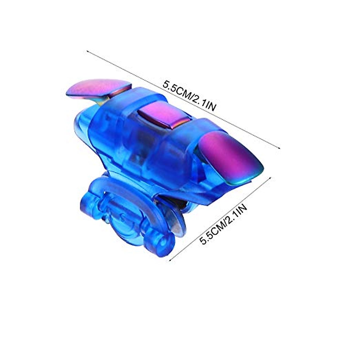 Mikikit Mobile Game Controller Trigger Joycon Accessories 2pcs Game Triggers Game Controller Trigger Gaming Trigger Gamepad Trigger Phone Triggers Phone Metal Nativity