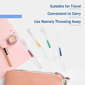 Honeydak 200 Pieces Disposable Toothbrushes Individually Wrapped Toothbrushes Multicolor Soft Bristle Medium Manual Travel Toothbrushes for Hotel Toiletries