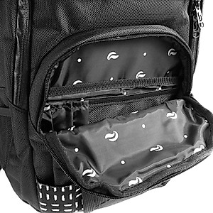 Skunk Nomad Skaters Backpack - Smell Proof - Water Proof - With Combination Lock (Black)