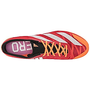 adidas Unisex Adizero XCS Track and Field Shoe, Vivid Red/White/Beam Orange, 13 US Men