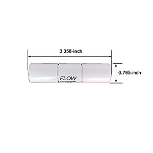 Malida 1/4 inch quick connector fittings Flow Restrictor for RO water purifiers Reverse Osmosis Systems (2, 420CC--75GPD)