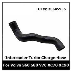 EdNey 30645935 Car Intercooler Boost Turbo Charge Air Intake Coolant Hose Pipe Compatible with Volvo S60 S80 V70 XC70 XC90