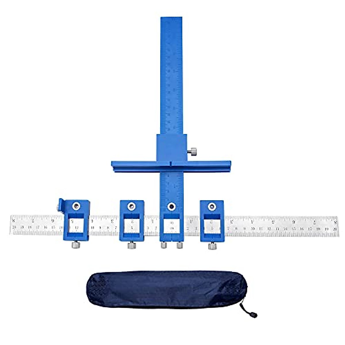 Cabinet Hardware Jig Tool Drill Guide Cabinet Handle Jig Cabinet Handle Template Tool Cabinet Knob Template Tool Power Tool Accessory Jig Cabinet Jig for Handles and Pulls with Storage