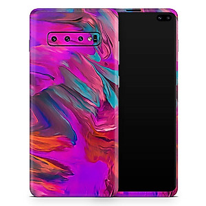 DesignSkinz Blurred Abstract Flow V56 Protective Vinyl Decal Wrap Skin Cover Compatible with The Samsung Galaxy S20 (Screen Trim & Back Glass Skin)