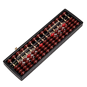 szzijia Japanese 15 Column Abacus Arithmetic Soroban Tool for School Math Learning