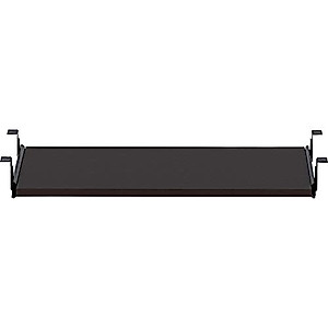 Lorell Essentials Keyboard Tray, 26" x 15" x .08", Espresso