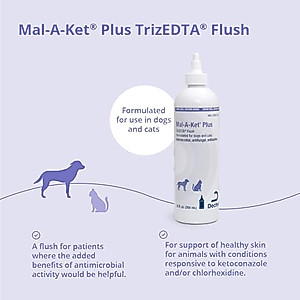Mal-A-Ket Plus TrizEDTA Flush for Dogs and Cats, 12 oz