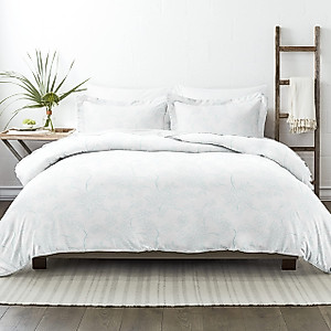 Linen Market Duvet Cover Queen (Aqua) - Experience Hotel-Like Comfort with Unparalleled Softness, Exquisite Prints & Solid Colors for a Dreamy Bedroom - Queen Duvet Cover Set with 2 Pillow Shams