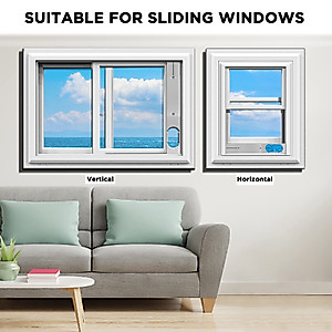 TURBRO Portable Air Conditioner Window Vent Kit, Window Slide Kit Plate for Portable Air Conditioner, Adjustable Length Portable AC Vent Kit for Exhaust Hose of 6 Inch