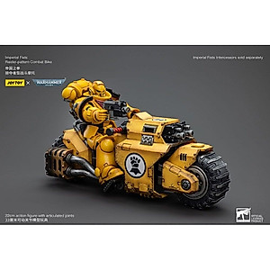 JoyToy Warhammer 40K: Imperial Fists Raider Combat Bike 1:18 Scale Figure