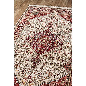 Momeni Lenox Area Rug, 5' X 7'5", Red